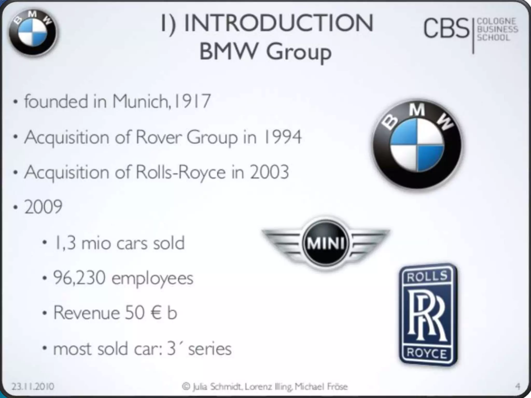 Prentation on bmw | PPT