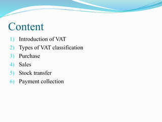 Prentation on vat | PPTX | Personal Taxes | Personal Finance