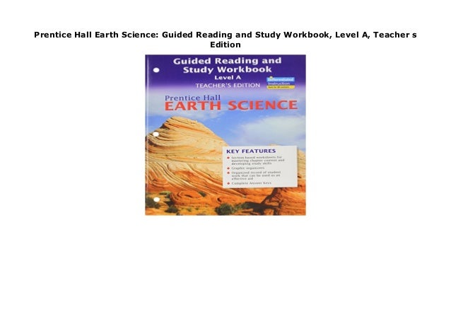 Prentice Hall Earth Science Guided Reading And Study Workbook Level A prentice-hall-earth-science-guided-reading-and-study-workbook-level-a