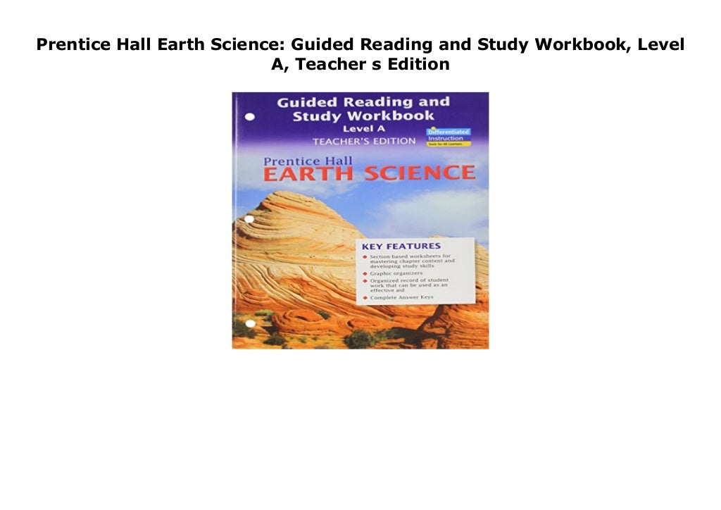 Prentice Hall Earth Science Guided Reading And Study Workbook Level prentice-hall-earth-science-guided-reading-and-study-workbook-level