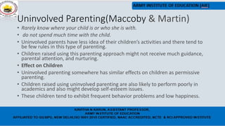 Parenting styles and psycho social development of children | PPT