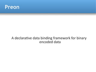 OOPSLA Talk on Preon | PDF