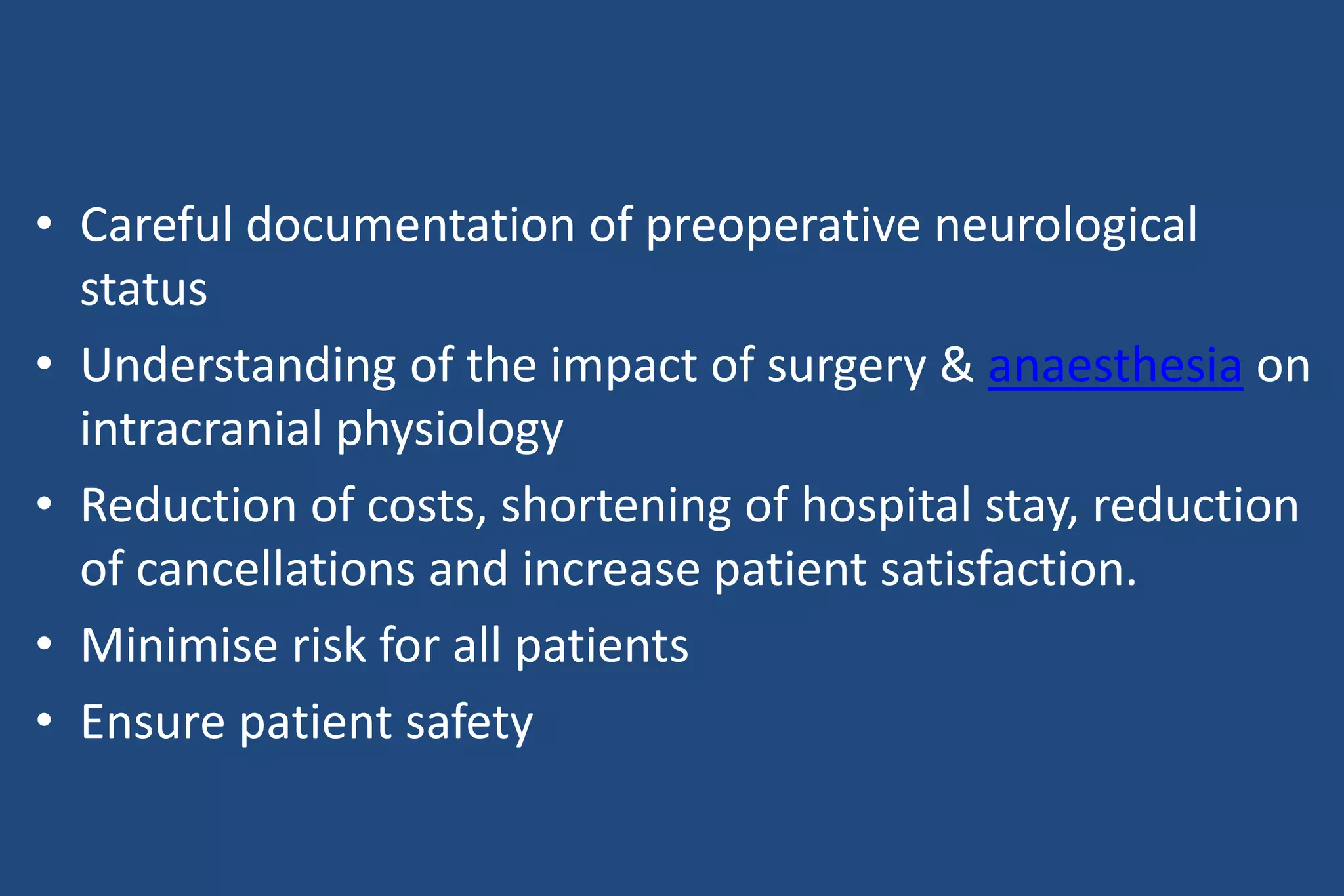 Preop.assessement in neurosurgery | PPT