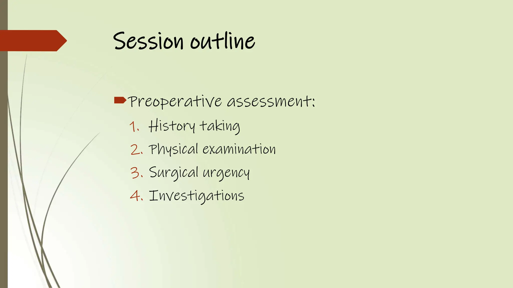 PRE OP pre operative assessment before surgery | PPTX