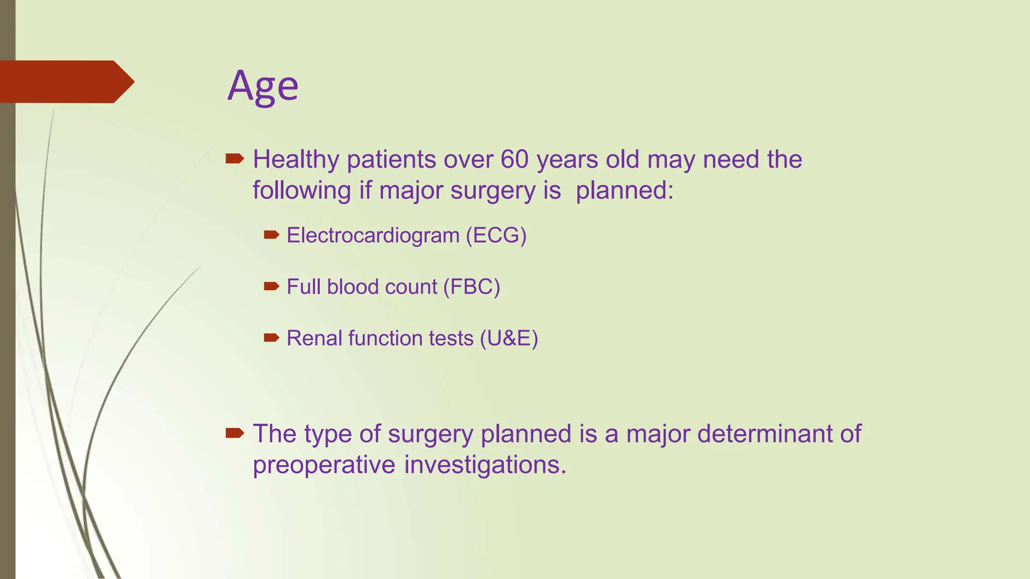 PRE OP pre operative assessment before surgery | PPTX