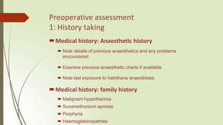 PRE OP pre operative assessment before surgery | PPTX