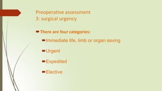 PRE OP pre operative assessment before surgery | PPTX