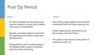 Preop and postop assessment | PPTX