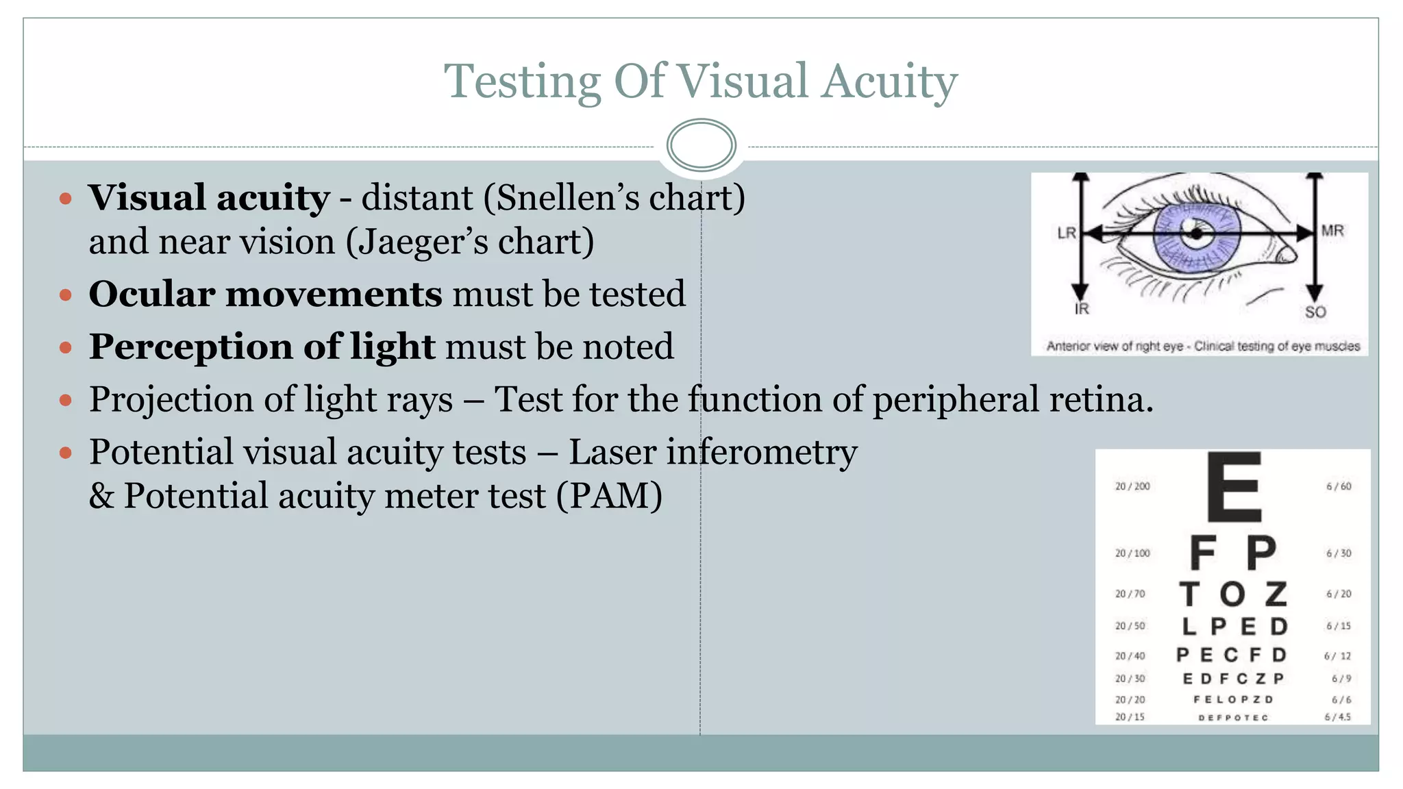 Pre-Op Assessment of Cataract | PPTX