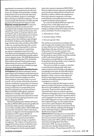 Pre op assessment | PDF