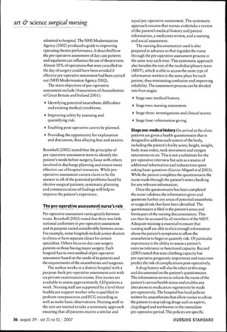 Pre op assessment | PDF