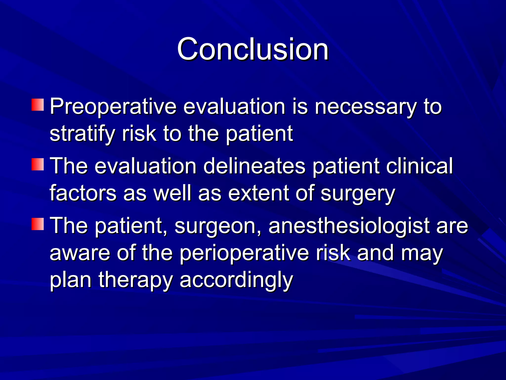 Preoperative assessment | PPT