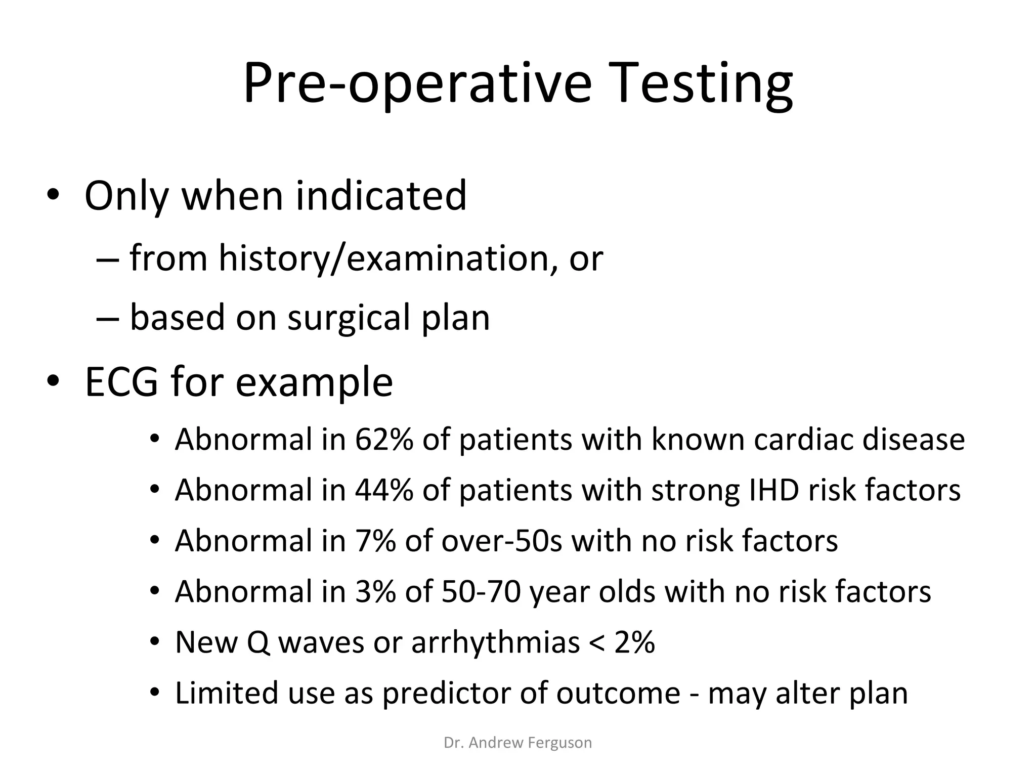 Preoperative Assessment (Intro) | PPT