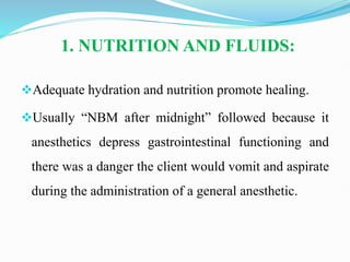 pre op care ppt for presentation of medsurg | PPTX