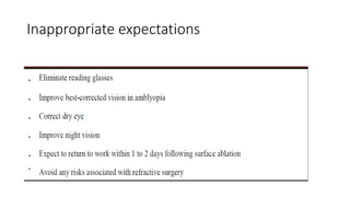 Pre op corneal laser | PPTX