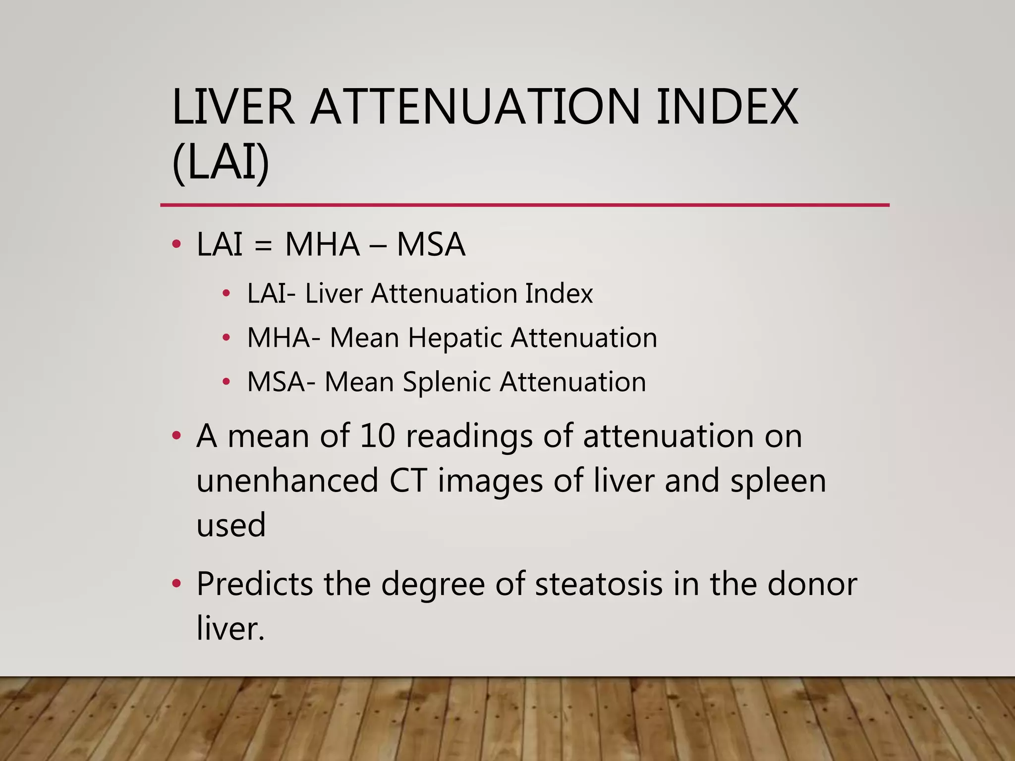 PREOPERATIVE DONOR WORKUP FOR LDLT | PPTX