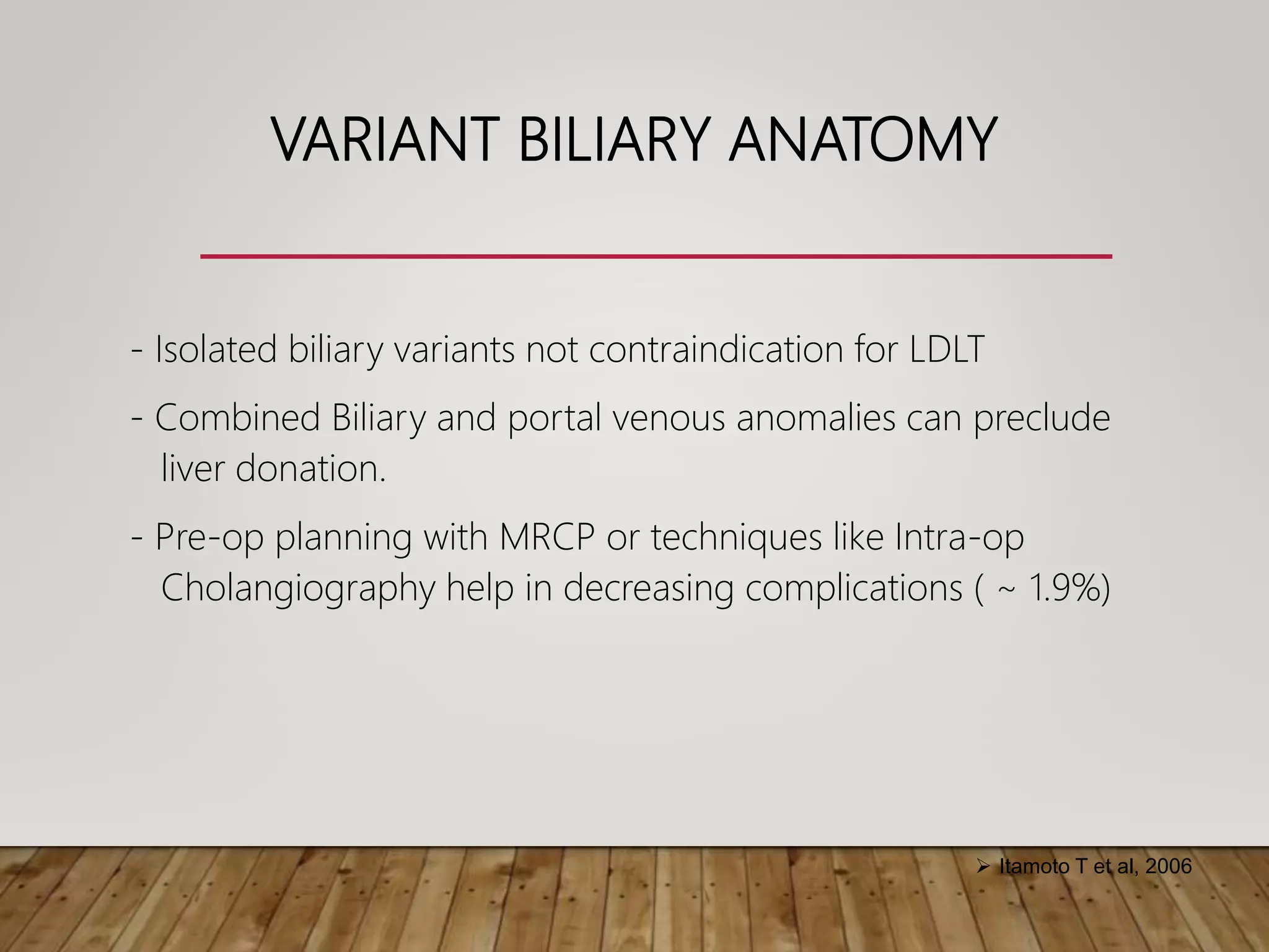 PREOPERATIVE DONOR WORKUP FOR LDLT | PPTX