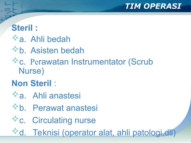 Nursing management for Pre Operatif cliet in any disease wg=hich need ...