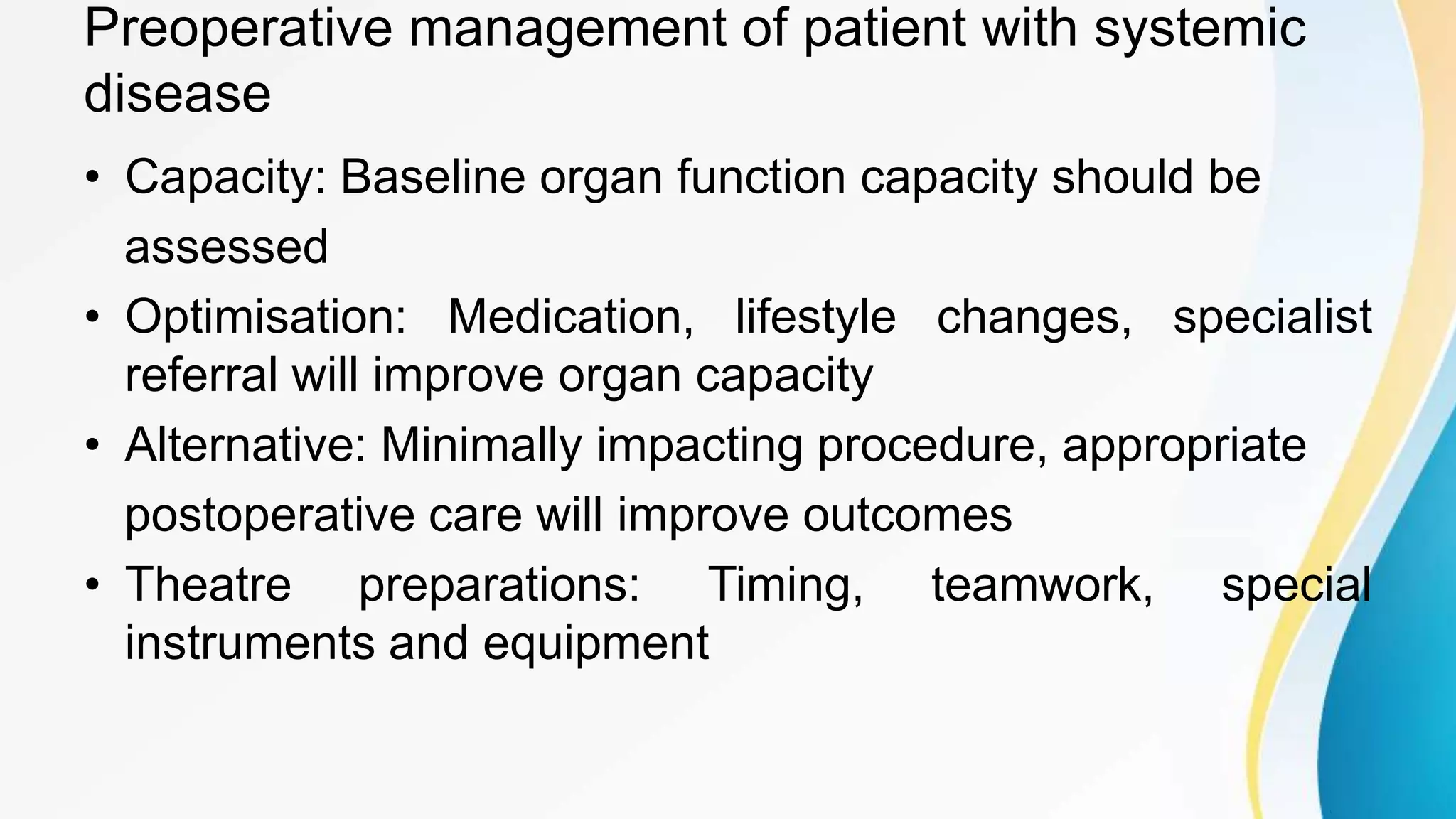 PRE OPERATION PREPARATION | PPTX