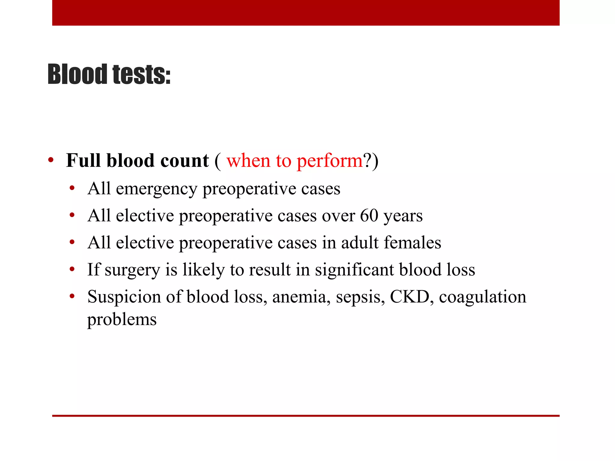 Preoperative preparation of patients for surgery | PPTX