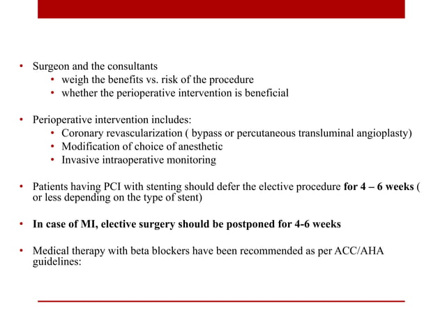 Preoperative preparation of patients for surgery | PPTX