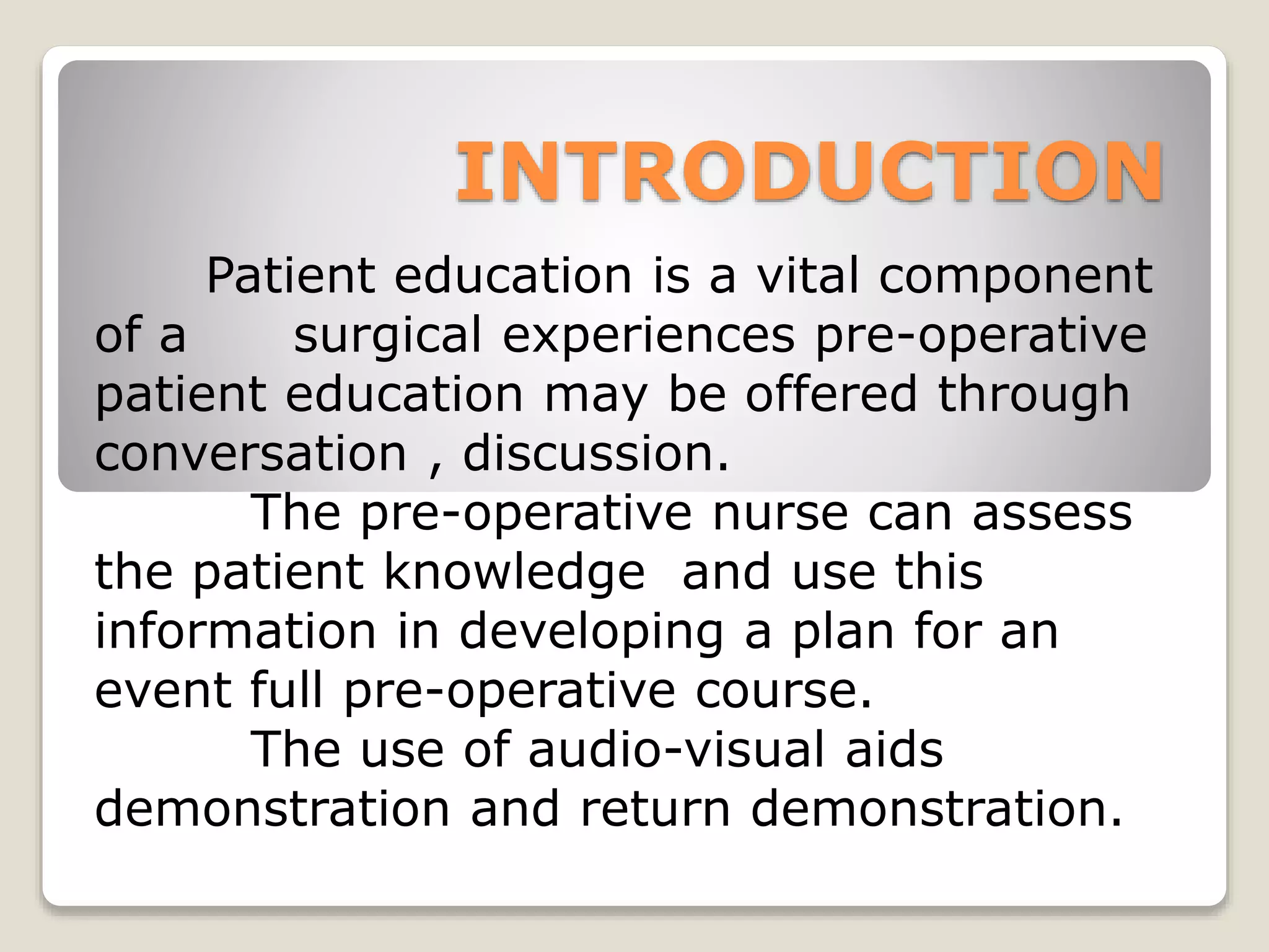 Pre operative and post operative care | PPTX