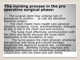 Pre operative and post operative care | PPTX