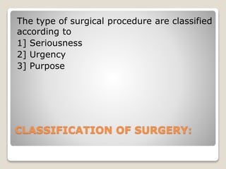 Pre operative and post operative care | PPTX