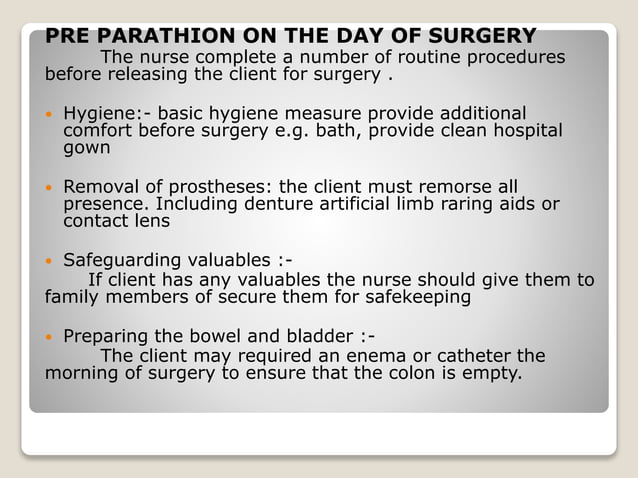What Does Pre-Op, Post-Op – Pre Op Check Up – FDOMF