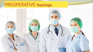 Preoperative and postoperative Nursing care(ayoub ) for presentation | PPT