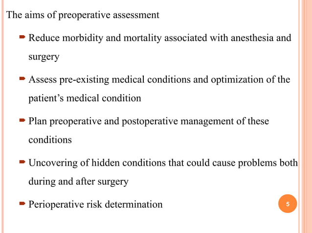 preoperative assessment and postoperative care.ppt