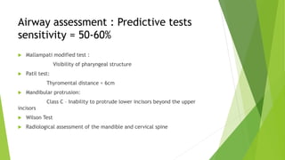Preoperative assesment and premedication | PPTX