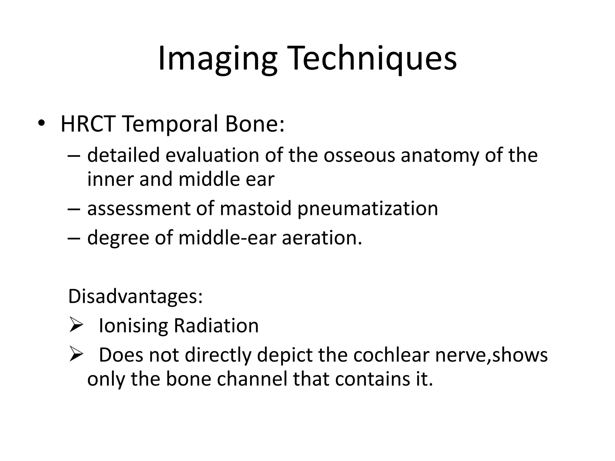 Preoperative assesment in cochlear implantation | PPTX