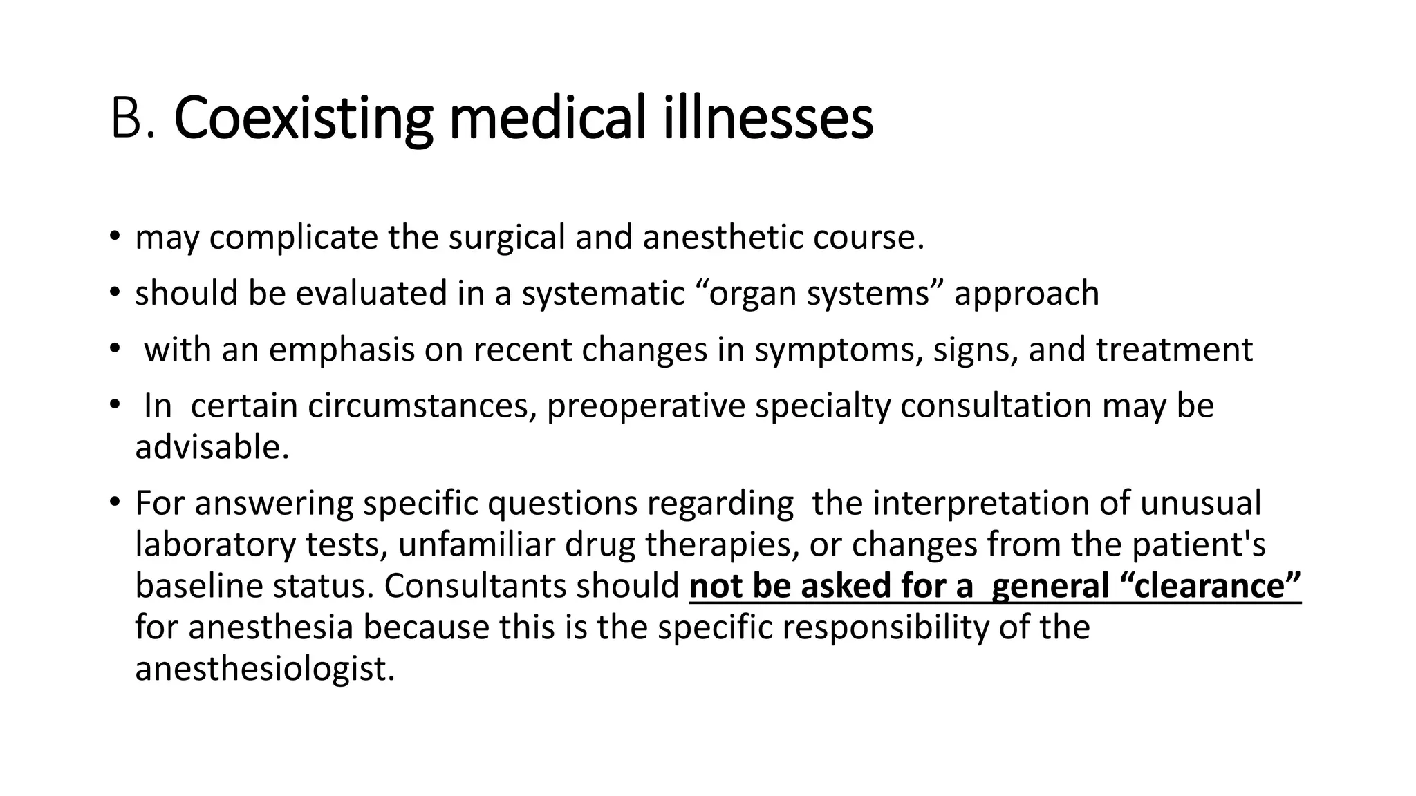 Pre operative assessment care/Dr. M.Nazir Awan | PPT