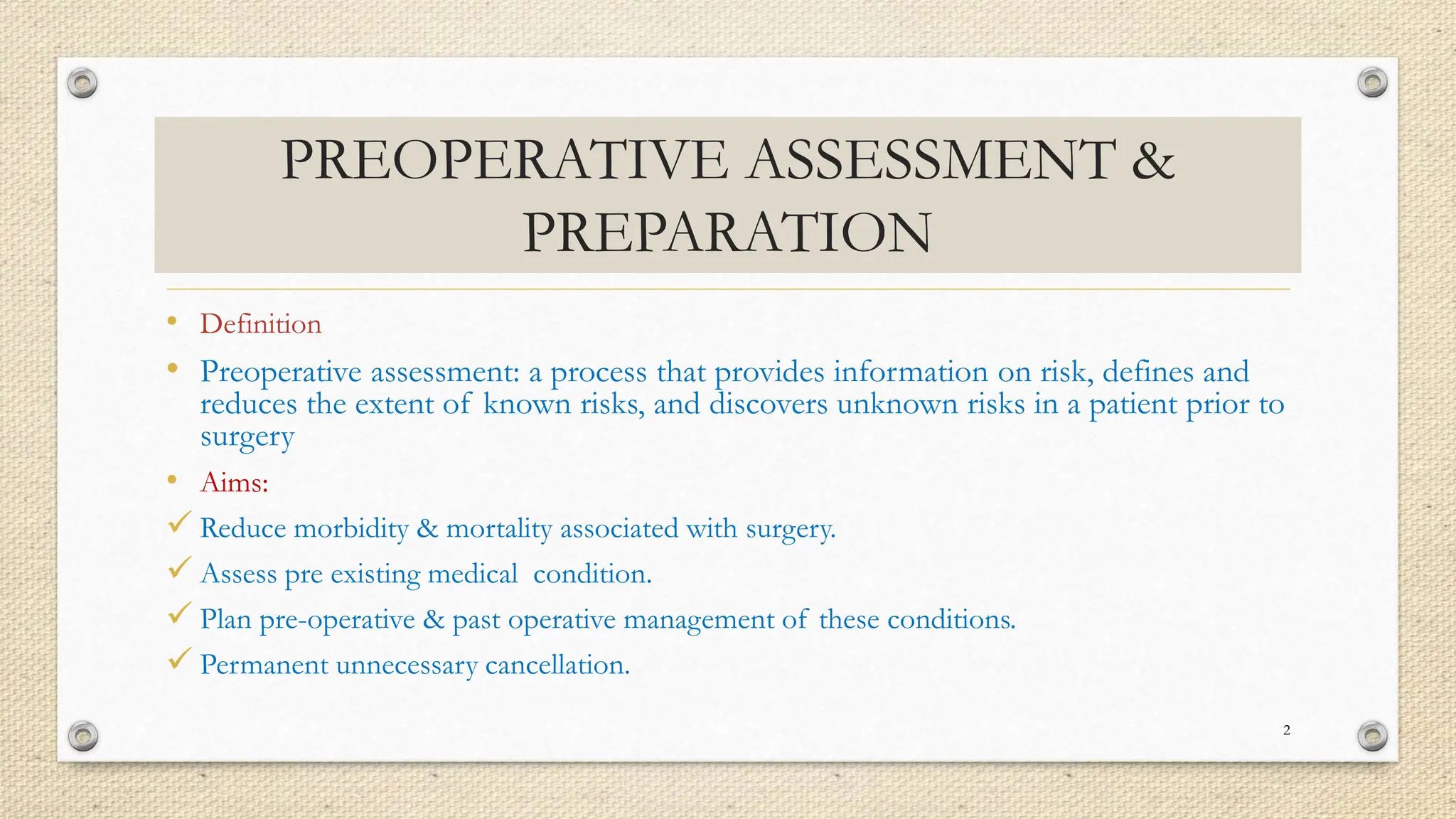 PREOPERATIVE ASSESSMENT PREPARATION.pptx