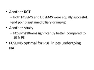 preoperative biliary drainage -current approach in proximal and distal ...