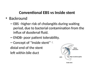preoperative biliary drainage -current approach in proximal and distal ...