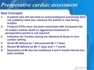 Preoperative cardiacassessment | PDF