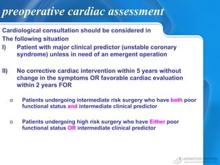 Preoperative cardiacassessment | PDF