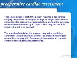 Preoperative cardiacassessment | PDF
