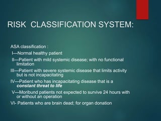 Preoperative care by Dr Nipun Bansal | PPT