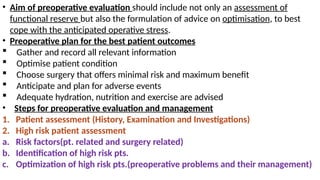 PRE OPERATIVE CARE OF SURGICAL PATIENTS.pptx