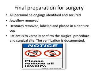 Pre operative checklist | PPTX