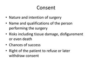 Pre operative checklist | PPTX