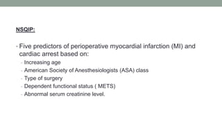 Preoperative Evaluation of a surgical patient | PPTX