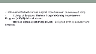 Preoperative Evaluation of a surgical patient | PPTX