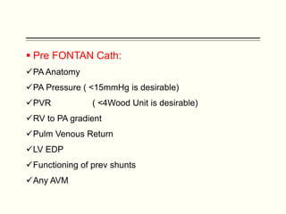 Pre operative evaluation of Single ventricle Disease | PPTX
