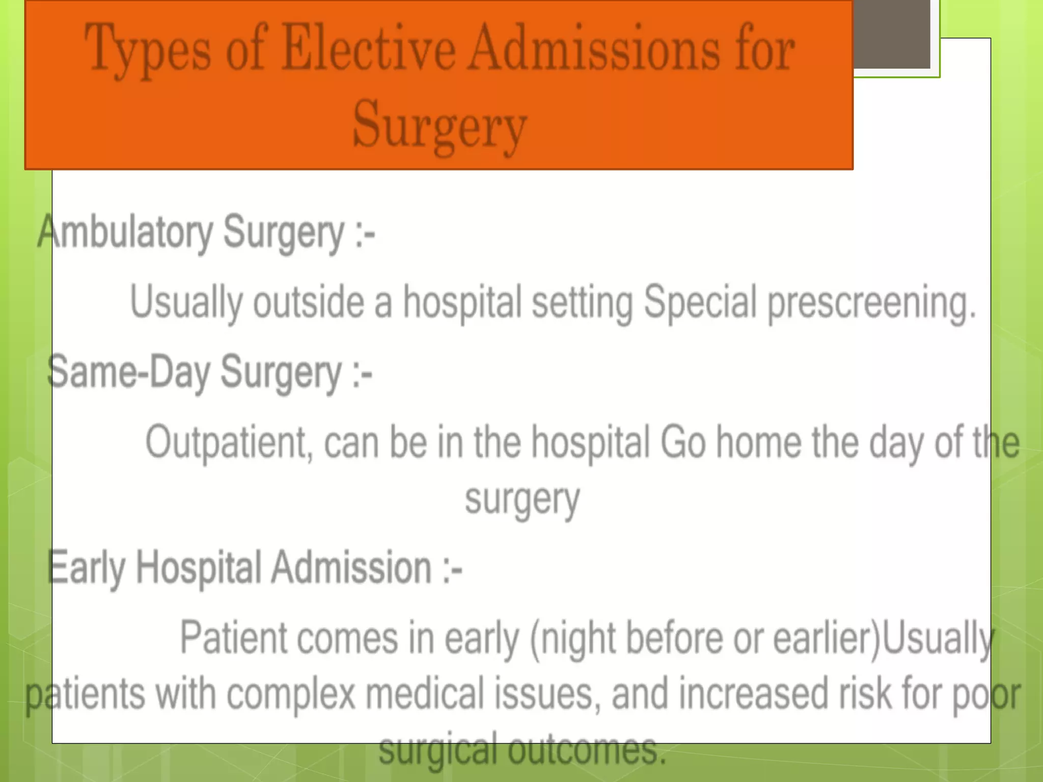 Preoperative & Intraoperative nursing care | PPT