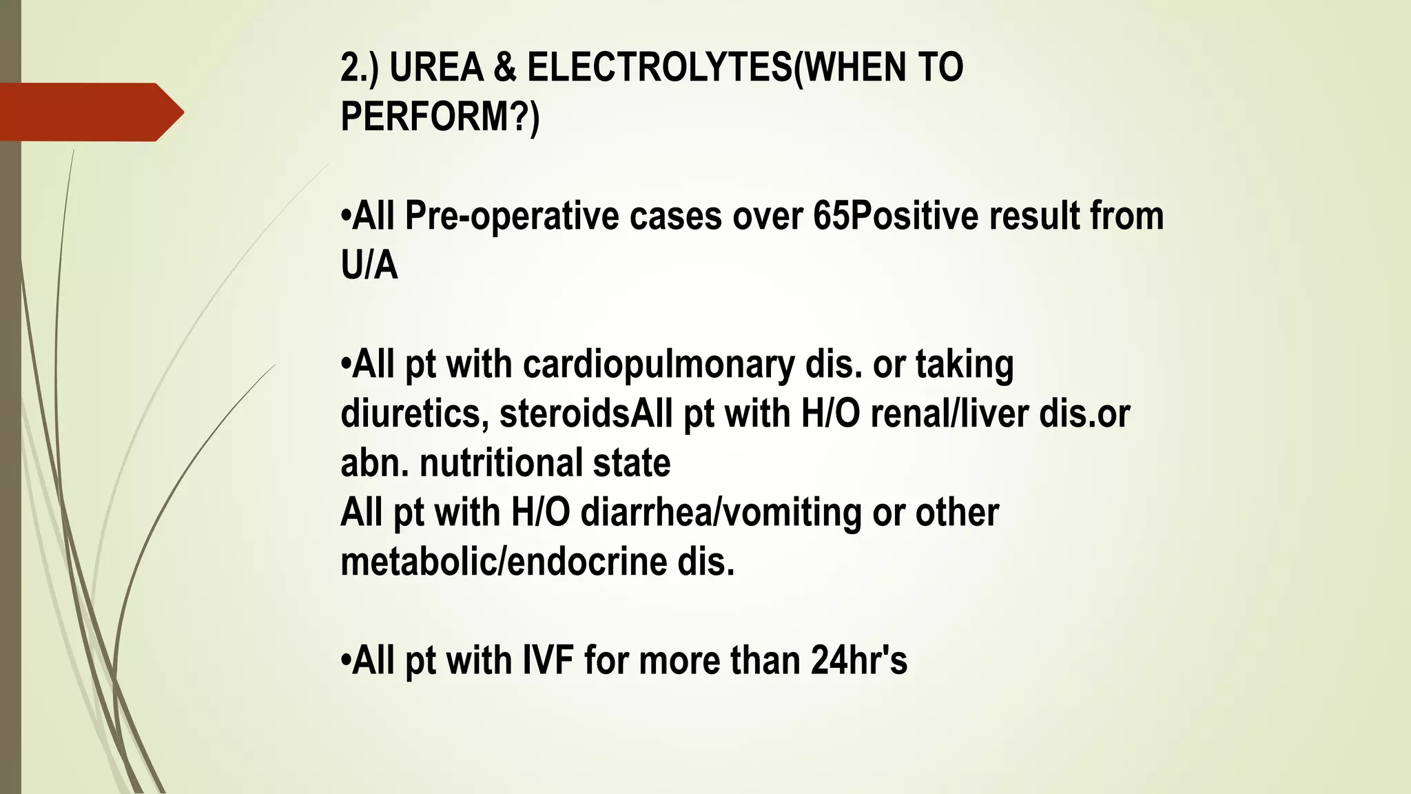 Preoperative investigation and preoperative teaching | PPTX