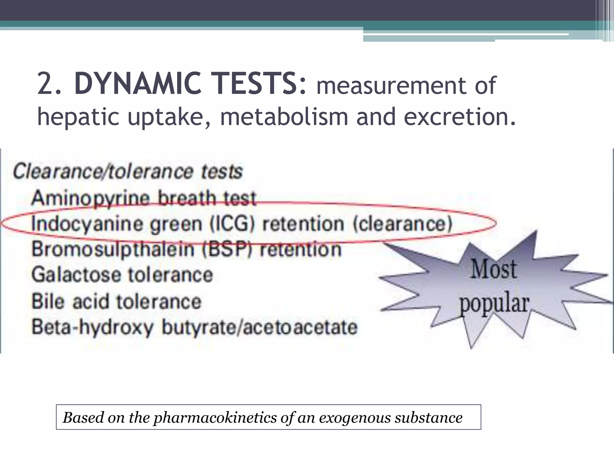 Pre operative liver function assessment | PPTX